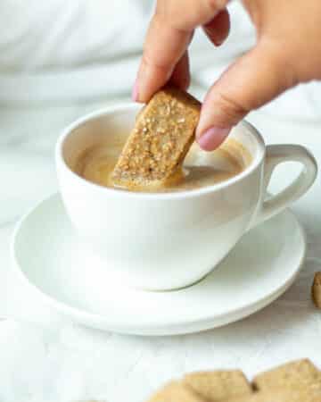 Coffee Cookies Recipe - Easy and Dippable! - Chenée Today