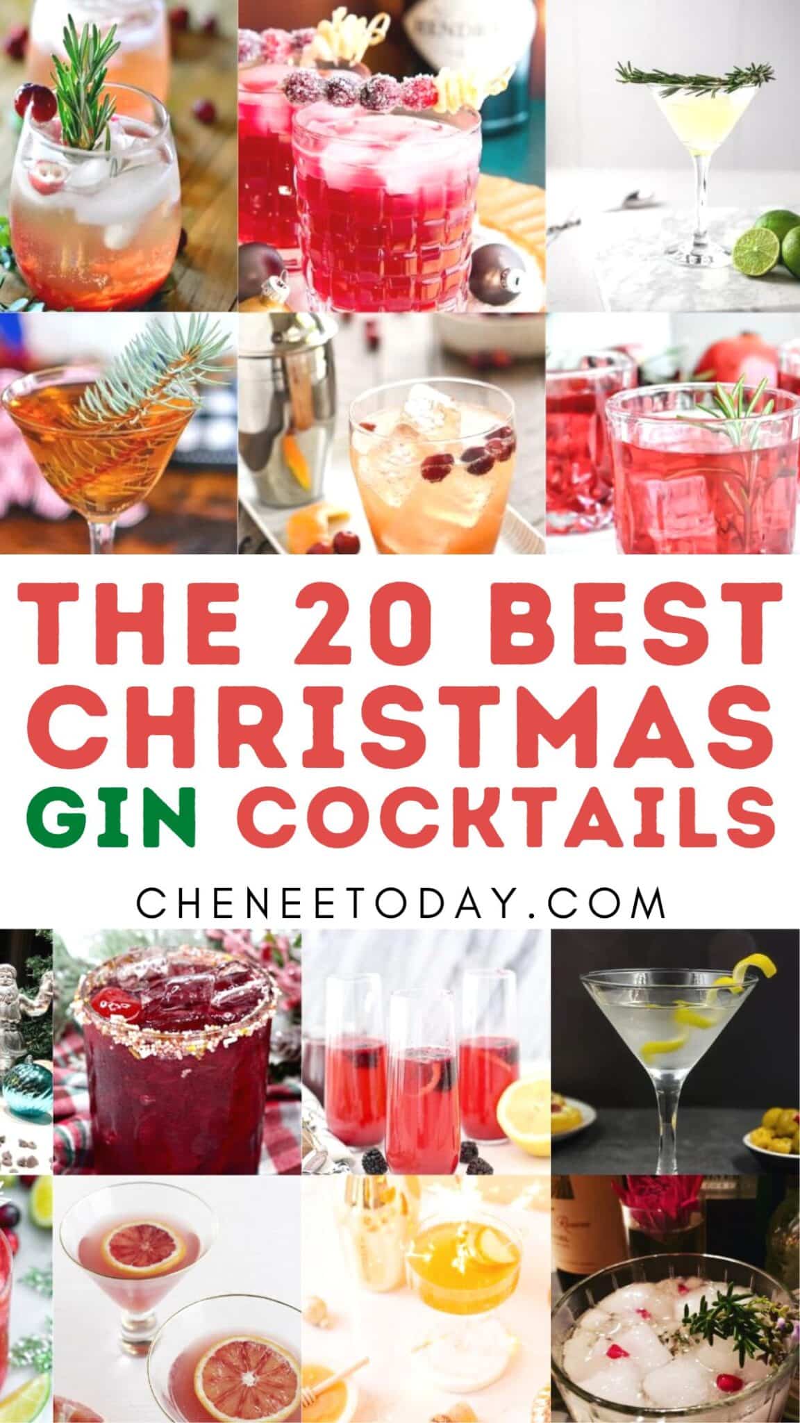 20 BEST Christmas Gin Cocktails for 2024 - Chenée Today