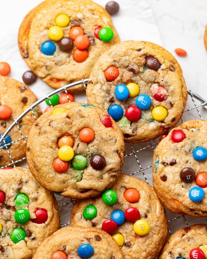 Best Chocolate Chip M&M Cookies Recipe - Easy & Chewy! - Chenée Today